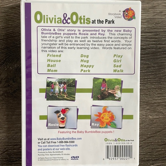 Disney | Media | Olivia And Otis At The Park Videos That Teach Dvd ...